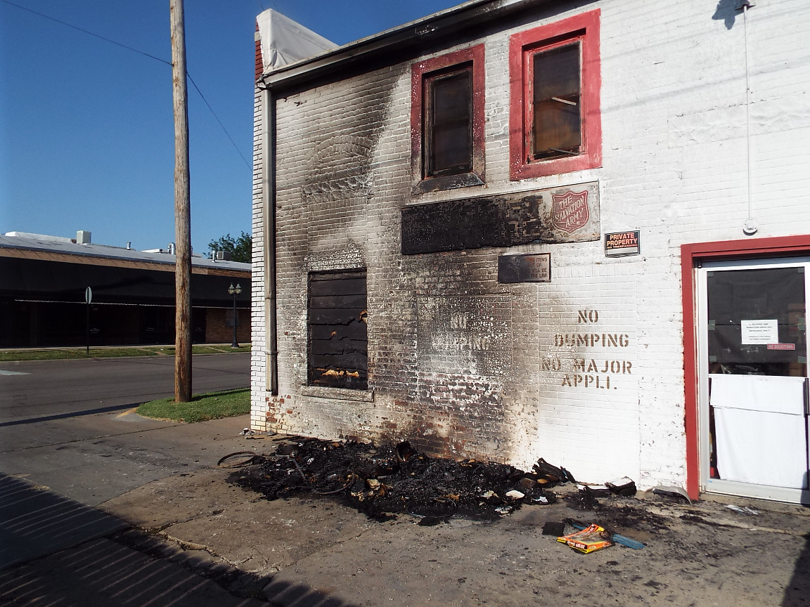 Fire Damages Thrift Store