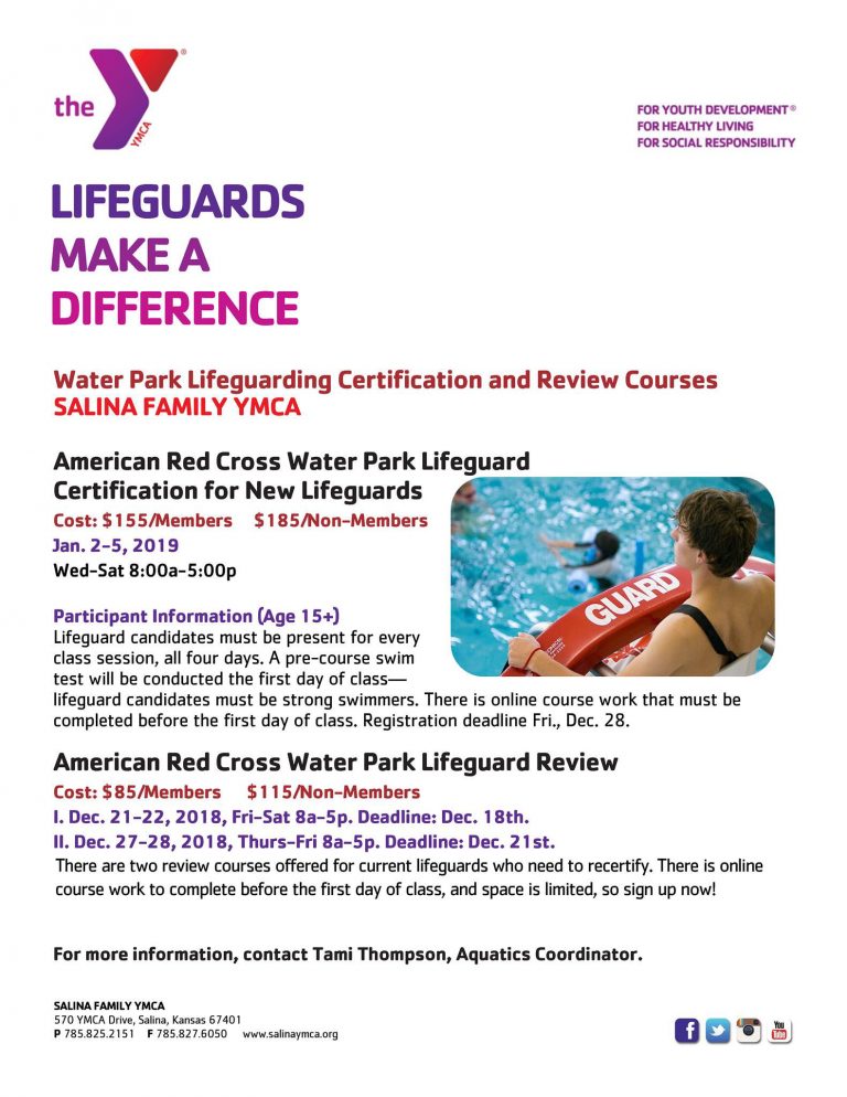 Holiday Break Lifeguard Training Offered