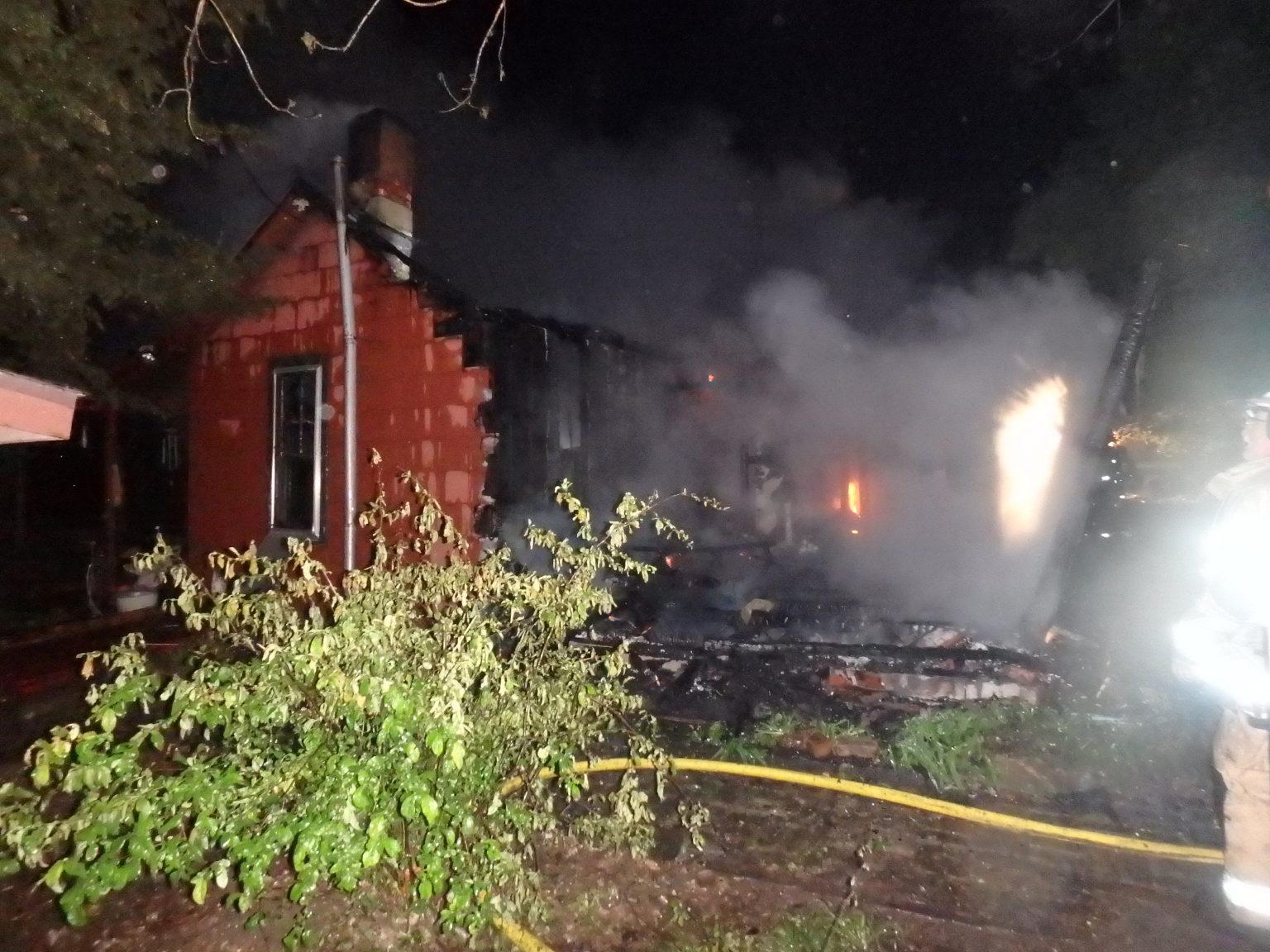 Cabin Destroyed by Fire