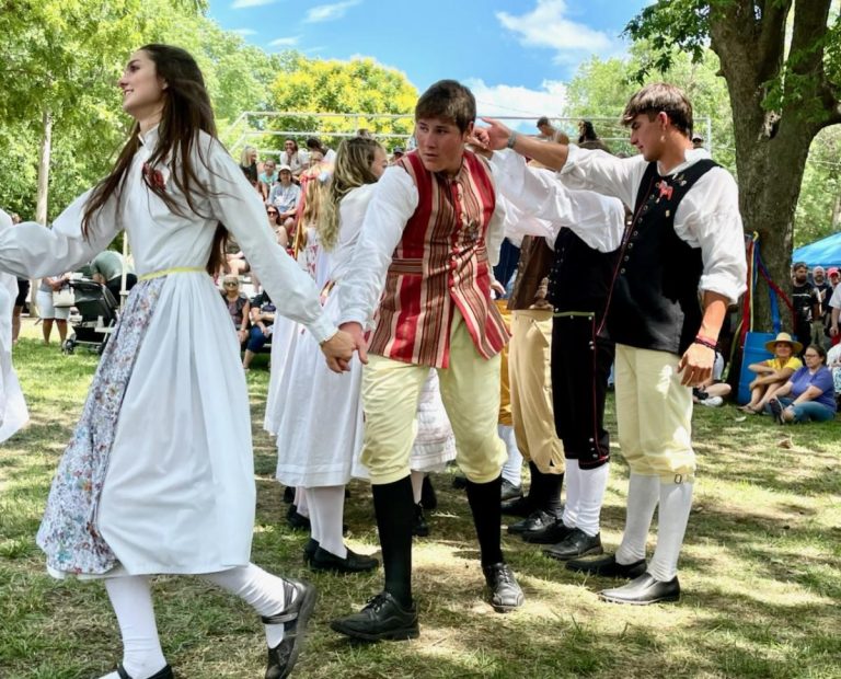 Swedish Dancers, Vikings Invade Festival