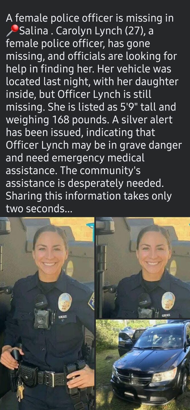 Missing Officer Post Deemed Fake